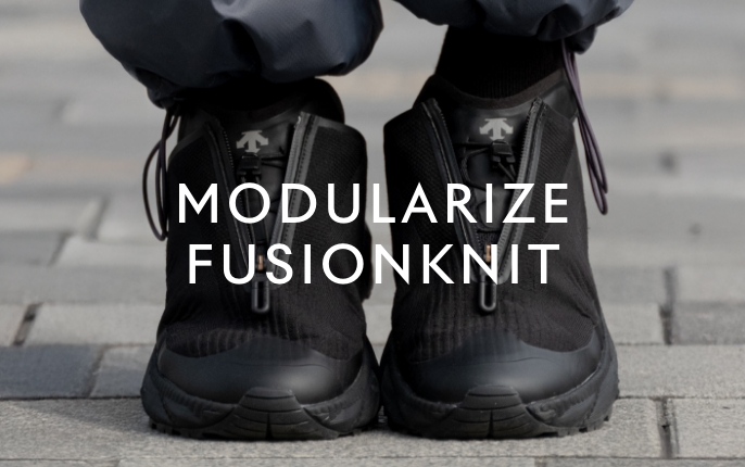『デサント』より、 アパレルに使用する独自の機能性ニット素材を採用した、 透湿防水シューズ【MODULARIZE FUSIONKNIT】新発売 ...